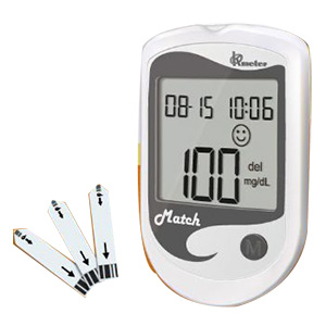 OKmeter Match Blood Glucose Monitoring Test Strips - 25 strips - Medistore
