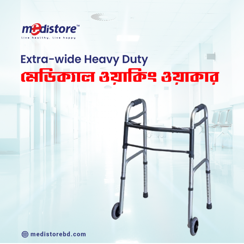 Extra-Wide Heavy Duty Mobility Medical Walking Walker - Best Tool for ...