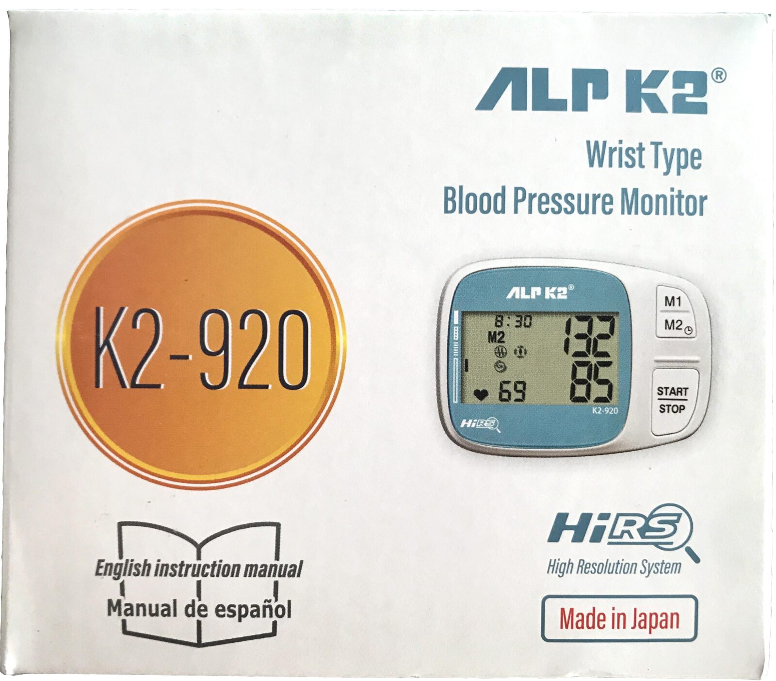 ALPK2-920 Digital Wrist Blood Pressure Monitor - Medistore