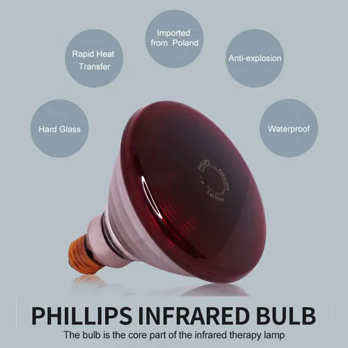 Portable Infrared Therapy Lamp with Philips bulb - Medistore