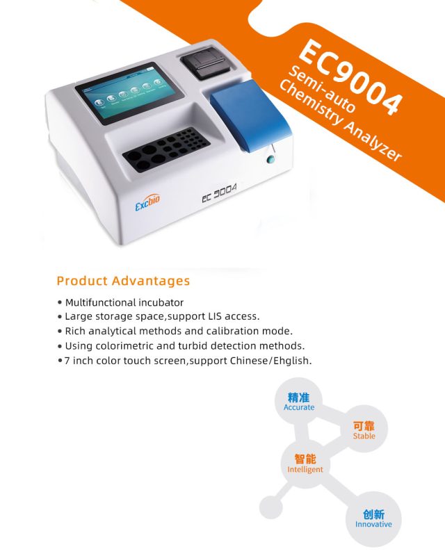 Excbio EC9004 Semi Auto Biochemistry Analyzer - Medistore