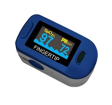 Portable Color OLED Fingertip Pulse Oximeter with Blood Oxygen ...