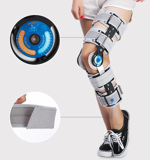 Adjustable Adult Orthosis Knee Support Brace for Stroke Patient - Medistore
