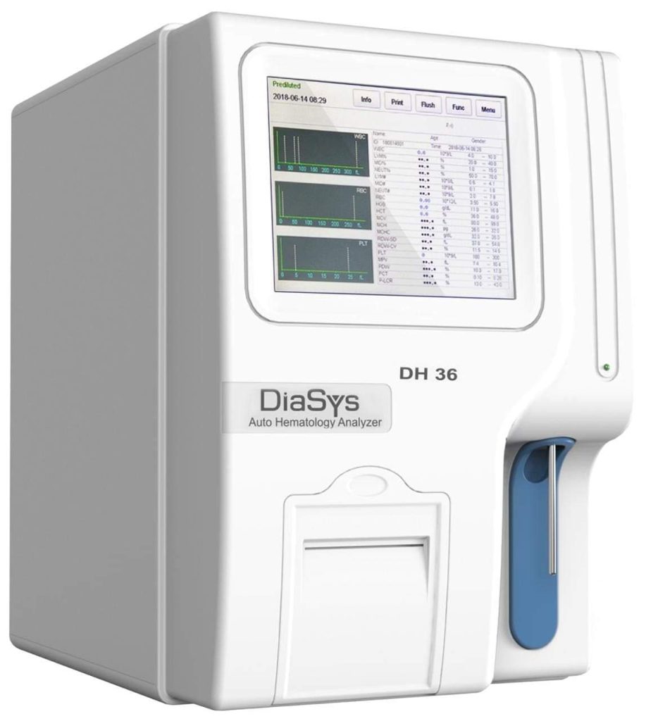 Diasys DH-36 Fully Automated 3 Part Hematology Analyzer - Medistore