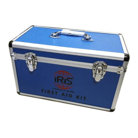 Blue Color Aluminium First Aid Box with Single Lock System