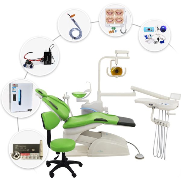 Comfortable Dental Unit with Halogen Lamp C32