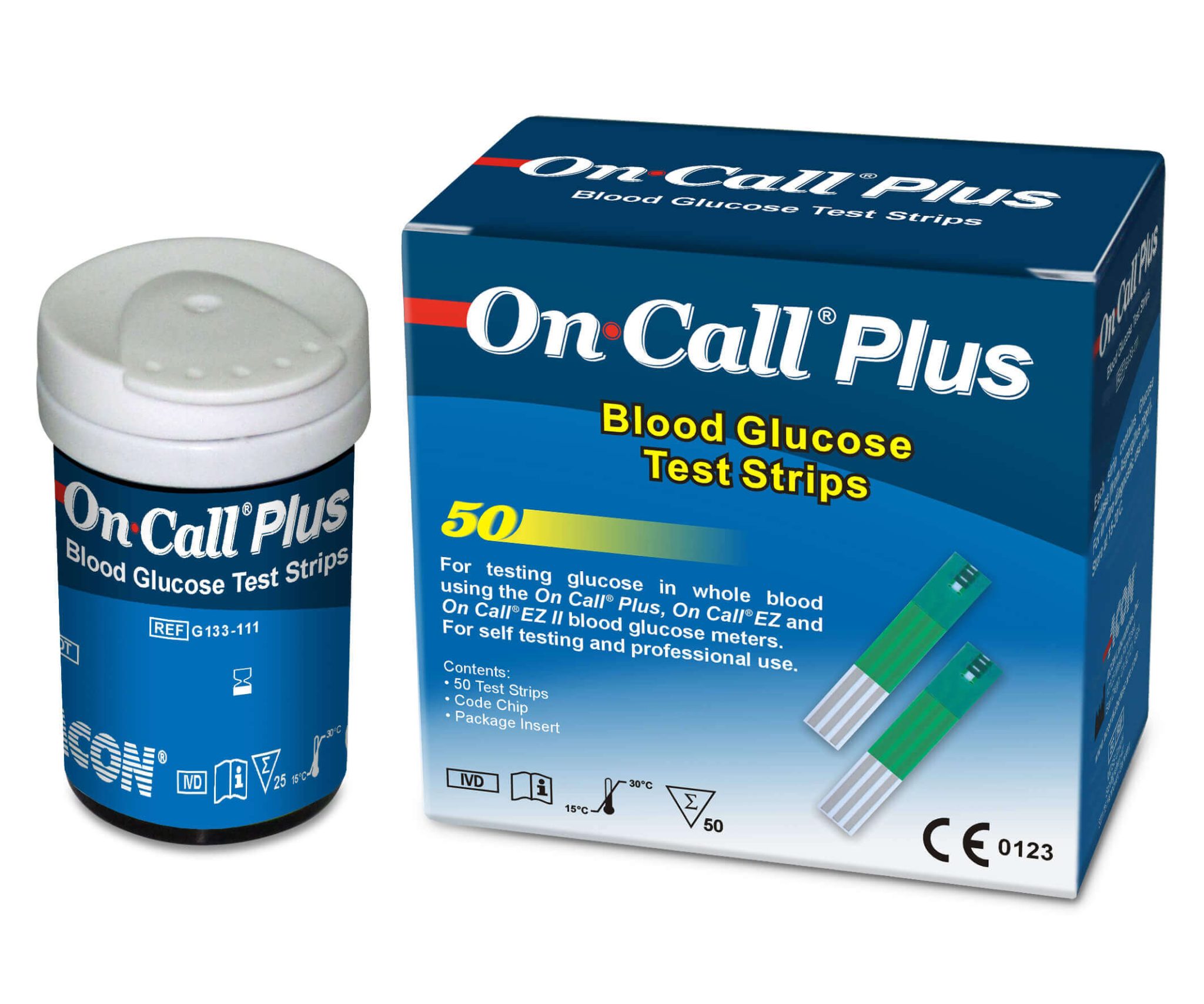 On Call EZ II-Blood Glucose Monitoring System Test Strip - Low Price