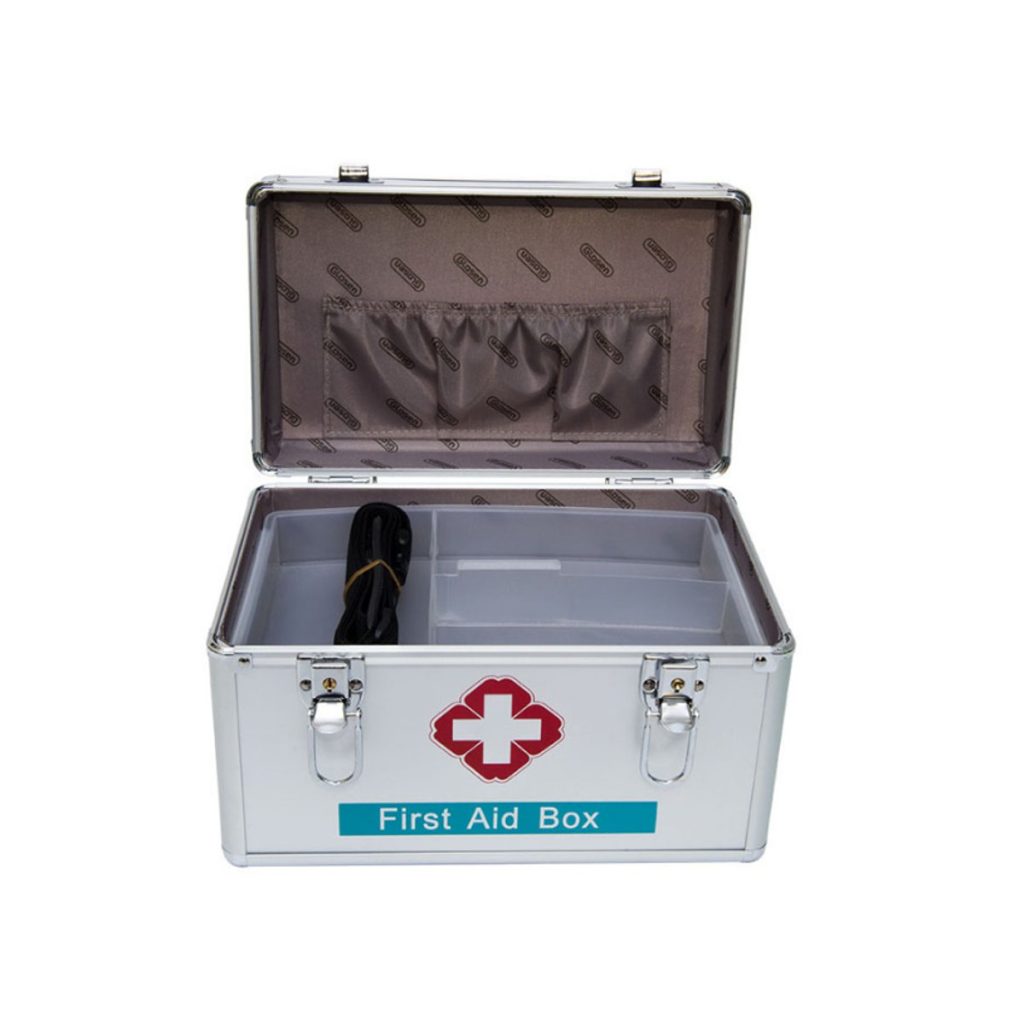 Aluminum First Aid Box with Security Lock - China Standard - Medistore